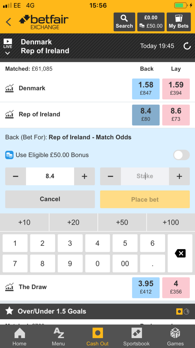 Betfair Exchange: Free bets are now available | Betting @ Betfair