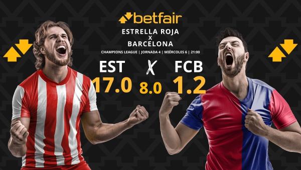 Estrella Roja de Belgrado vs. FC Barcelona: horario, TV, pronósticos, estadísticas y clasificación