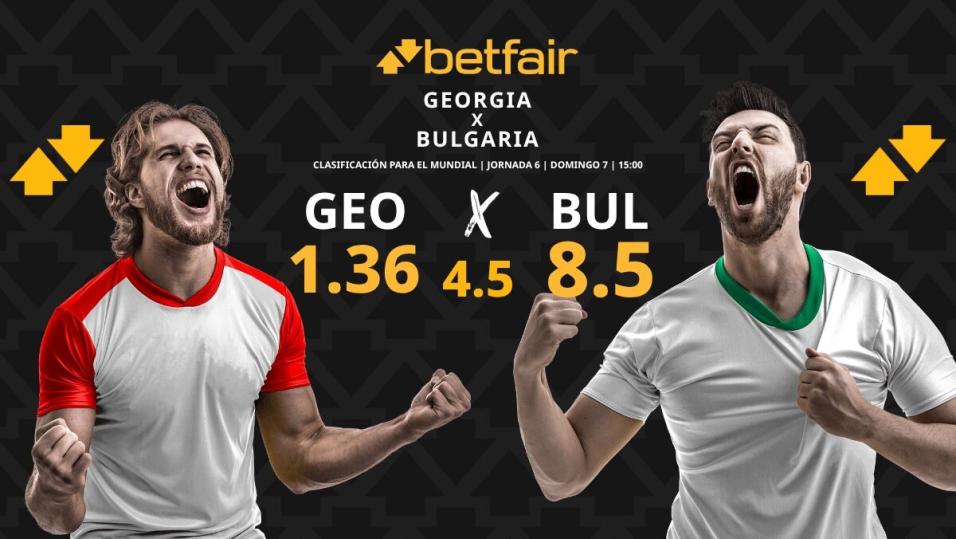 Georgia vs. Bulgaria: horario, dónde ver, pronósticos y clasificación