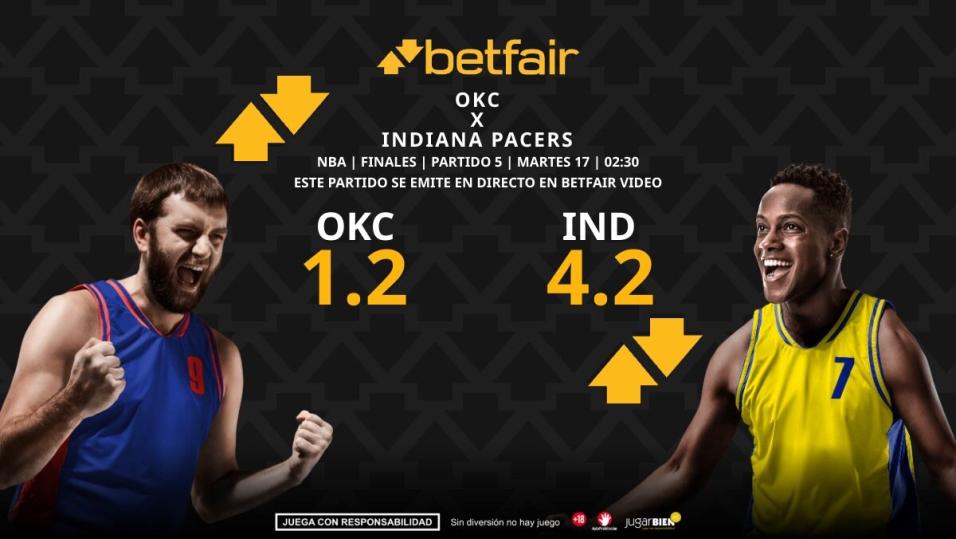 Oklahoma City Thunder vs. Indiana Pacers (partido 5): horario, dónde ...