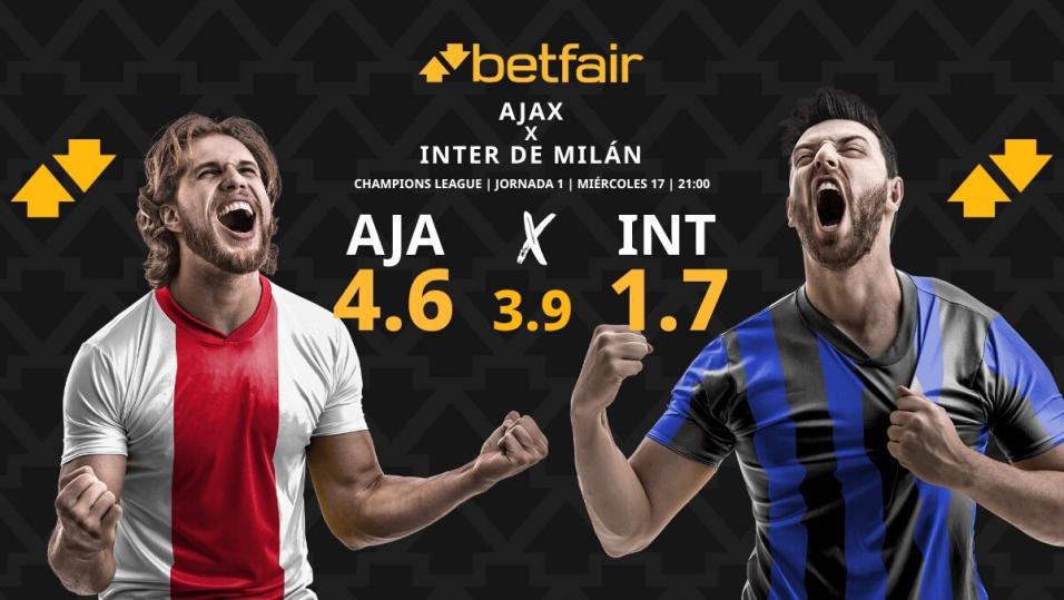 Ajax vs. Inter de Milán: horario, dónde ver, pronósticos y estadísticas
