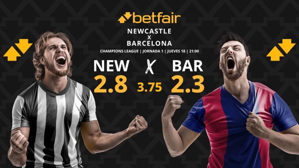 Newcastle vs. Barcelona: horario, dónde ver, pronósticos y estadísticas