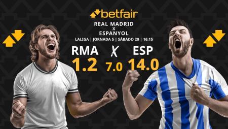 Real Madrid vs. Espanyol: horario, dónde ver, pronósticos y clasificación