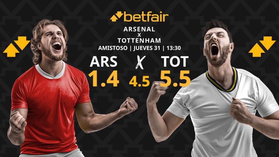 Arsenal vs. Tottenham: horario, dónde ver y pronósticos Arsenal vs. Tottenham: horario, dónde ver y pronósticos
