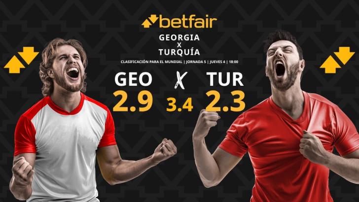 Georgia vs. Turquía: horario, dónde ver, pronósticos y clasificación
